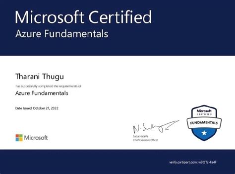 Thugu Tharani On Linkedin Ece Microsoft Azurefundamentals