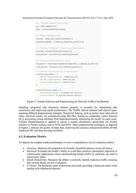 Classification Of Network Traffic Using Machine Learning Models On The