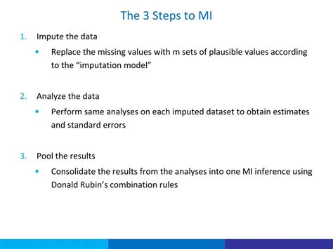 Ppt Multiple Imputations Introduction And Application In Stata Powerpoint Presentation Id
