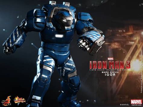Iron Man 3 Hot Toys Igor Iron Man Mark 38 Figure Up For Order Marvel