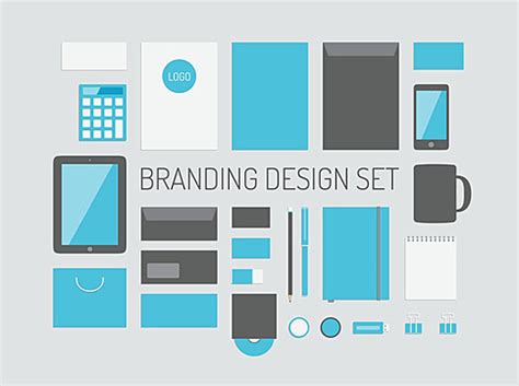 Corporate Identity Template Badge Envelope Corporate Vector Badge