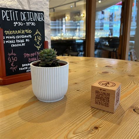 Personalized Wooden Cube Qr Code Menu Laser Engraving Etsy Canada