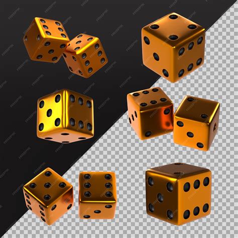 Selection Of 3d Of Dice Premium Ai Generated Psd