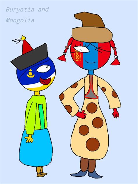Buryatia And Mongolia Countryhumans By Fedya1991 On Deviantart