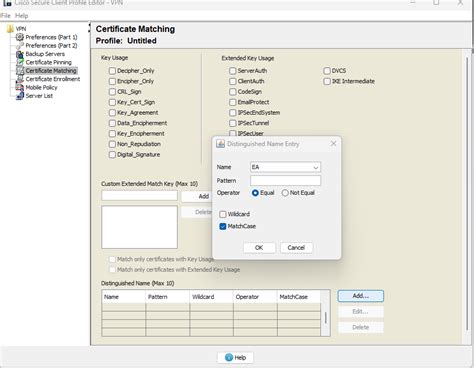 Client Certificate Selection Anyconnect Cisco Community