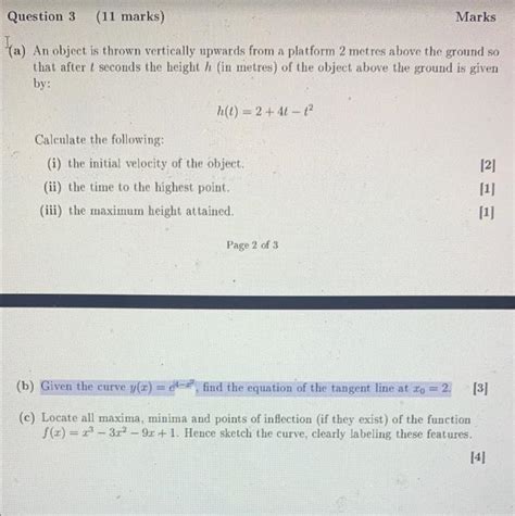 solved a an object is thrown vertically upwards from a