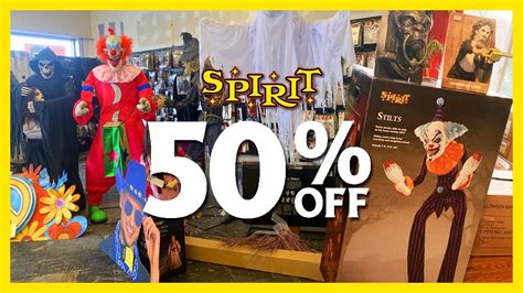 Spirit Halloween 2023 50 Off Sale Walkthrough Haul November 1st