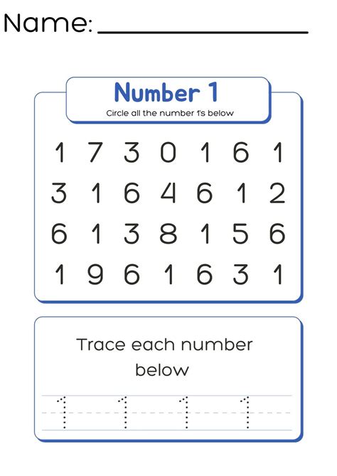 Identifying Numbers Etsy
