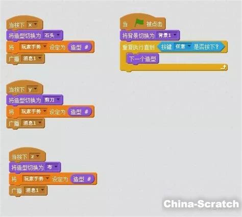 scratch编程之猜拳小游戏 scratch少儿编程网