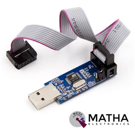 usb avr isp 10 pin programmer for atmel processsor best price