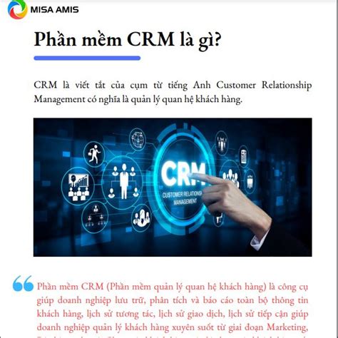 CRM là gì Hệ thống CRM có vai trò chức năng lợi ích ra sao