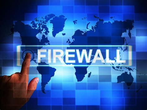 Firewall Concept Icon Means Protecting Your Computer Or System From