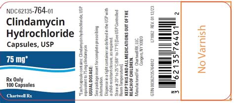 Clindamycin Capsules Package Insert