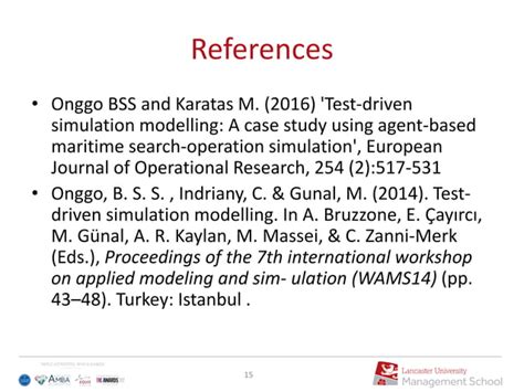 Test Driven Simulation Modelling Ppt