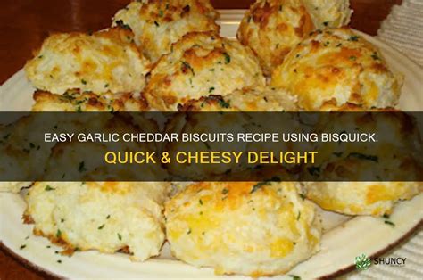 Easy Garlic Cheddar Biscuits Recipe Using Bisquick Quick And Cheesy