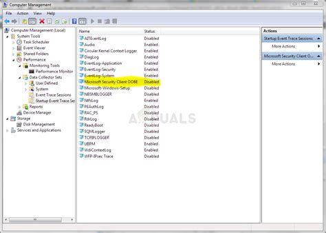 Fix Session Microsoft Security Client OOBE Stopped Error 0xC000000D