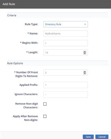 5 4 5 Configure Directory Rules Akkadian Console Server 4 0 0