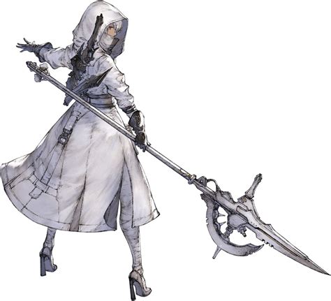 Halberd Designs Halberd Pose Reference Nier Reincarnation Fantasy