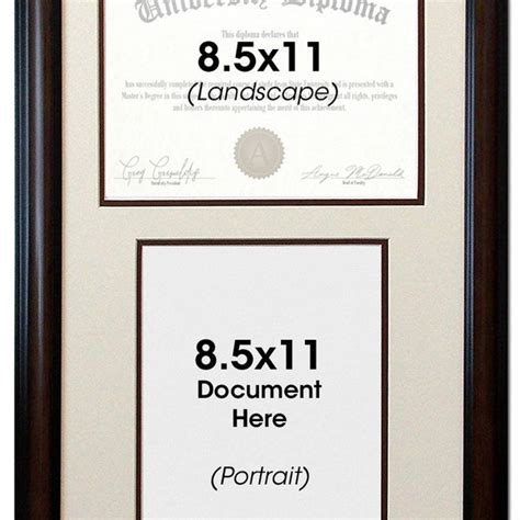 Certificate Frames 85x11 Etsy