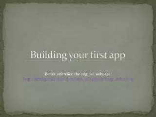 PPT Guidelines For Building Your First IOS App PowerPoint Presentation ID