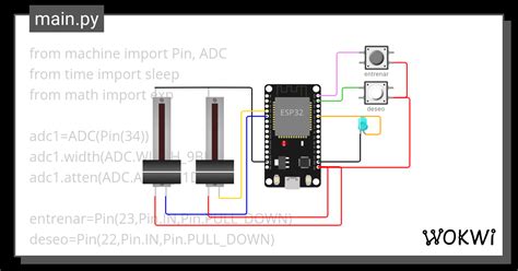 or 2 entradas wokwi esp32 stm32 arduino simulator
