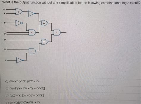 Solved What Is The Output Function Without Any Chegg