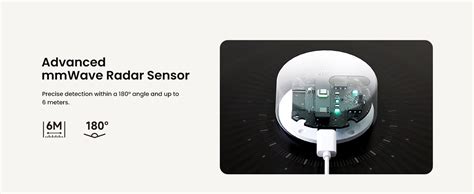 Treatlife Wifi Presence Sensor 1 Pack 24g Mmwave Radar Smart Motion Sensor Wired