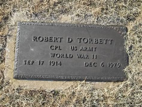 Robert D Torbett 1914 1975 Find A Grave Memorial