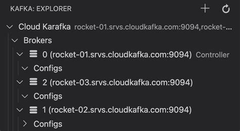 Brokers Should Be Listed Alphabetically Issue Jlandersen Vscode Kafka GitHub