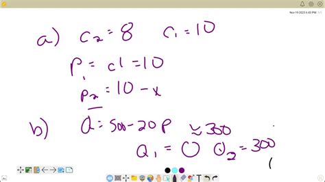 Solved An Incumbent Firm Firm 1 Faces A Potential Entrant Firm 2 With A Lower Marginal Cost