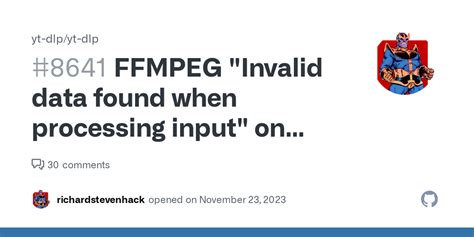 Ffmpeg Invalid Data Found When Processing Input On Livepost Live