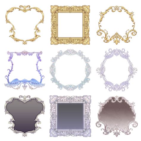 Mk05 프레임 말풍선 A 클튜소재 데코툰 Decotoon