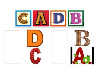 Letters A B C D E F G Teaching Resources