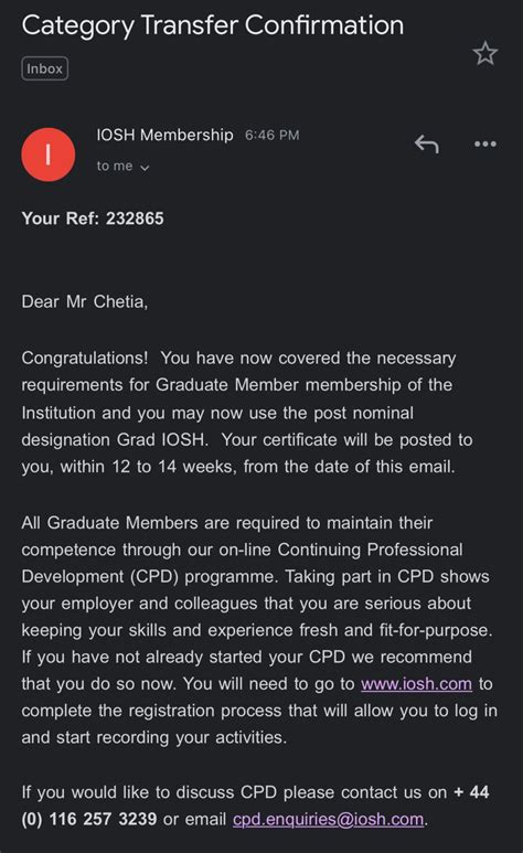 Siddhartha Chetia Csp® Asp® Chst® Cmiosh On Linkedin Iosh Bcsp Nebosh Cpd