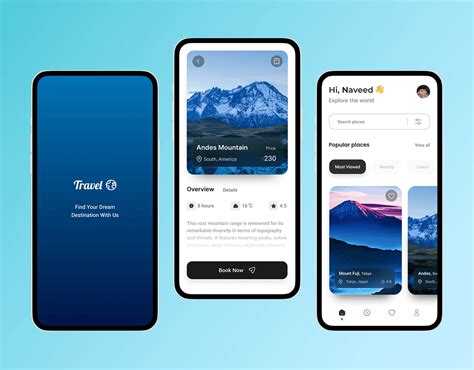 Agency Travel Mobile App Ui Design Behance