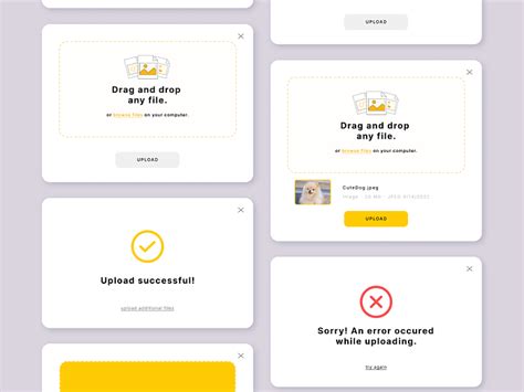 Upload Form Designs Themes Templates And Downloadable Graphic Elements On Dribbble