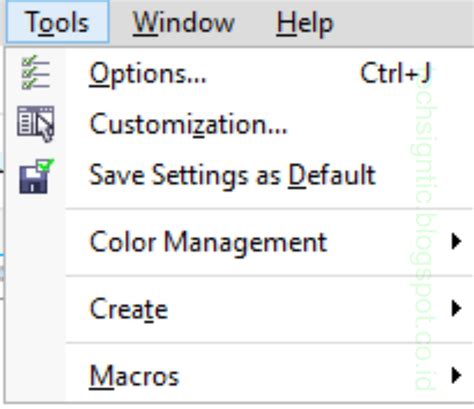 Pengenalan Dasar Coreldraw Tool Tool Pada Menu Bar Techsigntic