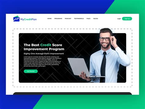Project UI Design For MyCreditPlan On Behance
