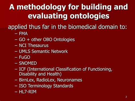 Ppt Principles Of Biomedical Ontology Design Powerpoint Presentation Id2958609