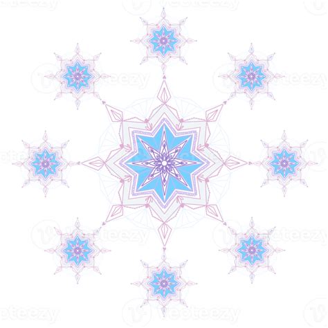 Snowflake Geometric Shape Illustration 10856549 Png