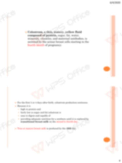 Solution Nursing Reproductive Health Physiology Of Breast Milk