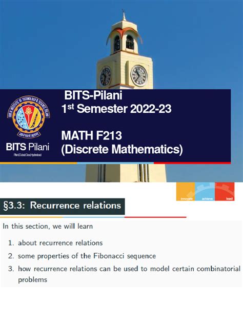 Dm15 Pdf Recurrence Relation Discrete Mathematics
