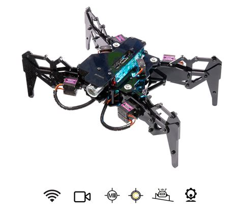 Adeept Darkpaw Bionic Quadruped Spider Robot Kit For Raspberry Pi Stem Crawling Robot Oz