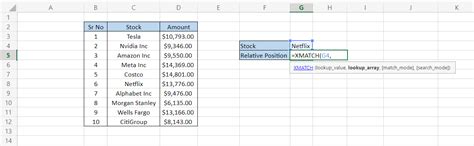 Xmatch Function In Excel Overview Syntax Example Wall Street Oasis