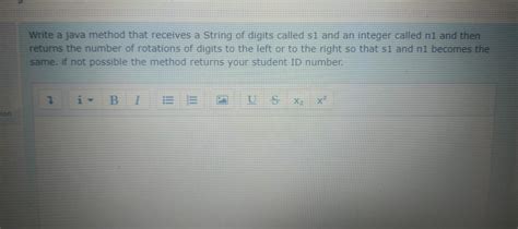 Solved Write A Java Method That Receives A String Of Digits