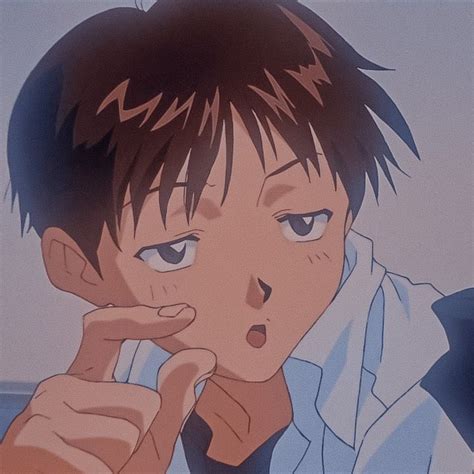 Aesthetic Shinji Ikari Pfp At Myanimelist You Can Find Out About Their
