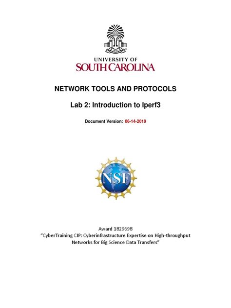 network tools and protocols lab 2 introduction to iperf3 pdf