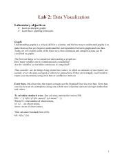 Data Visualization pdf Lab Data Visualization Laboratory objectives Ø Learn to