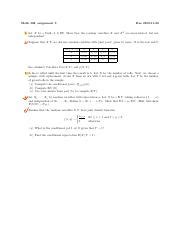 302 hw9.pdf - Math 302 assignment 9 Due 2019-11-20 1. Let X be a Unif − ...
