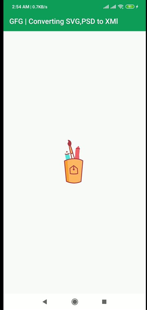 How To Convert SVG PSD Images To Vector Drawable File In Android Studio GeeksforGeeks